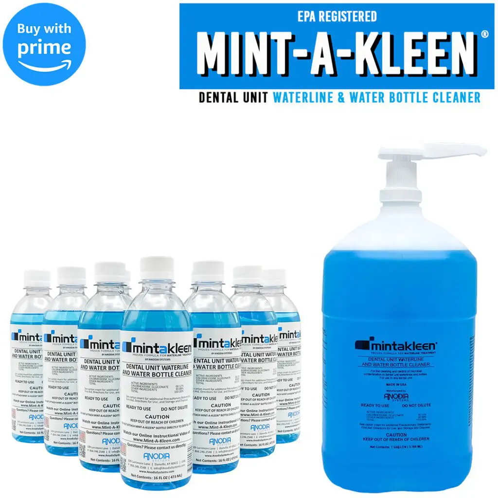 Dental Waterline Cleaner MINT-A-KLEEN® - Anodia Systems